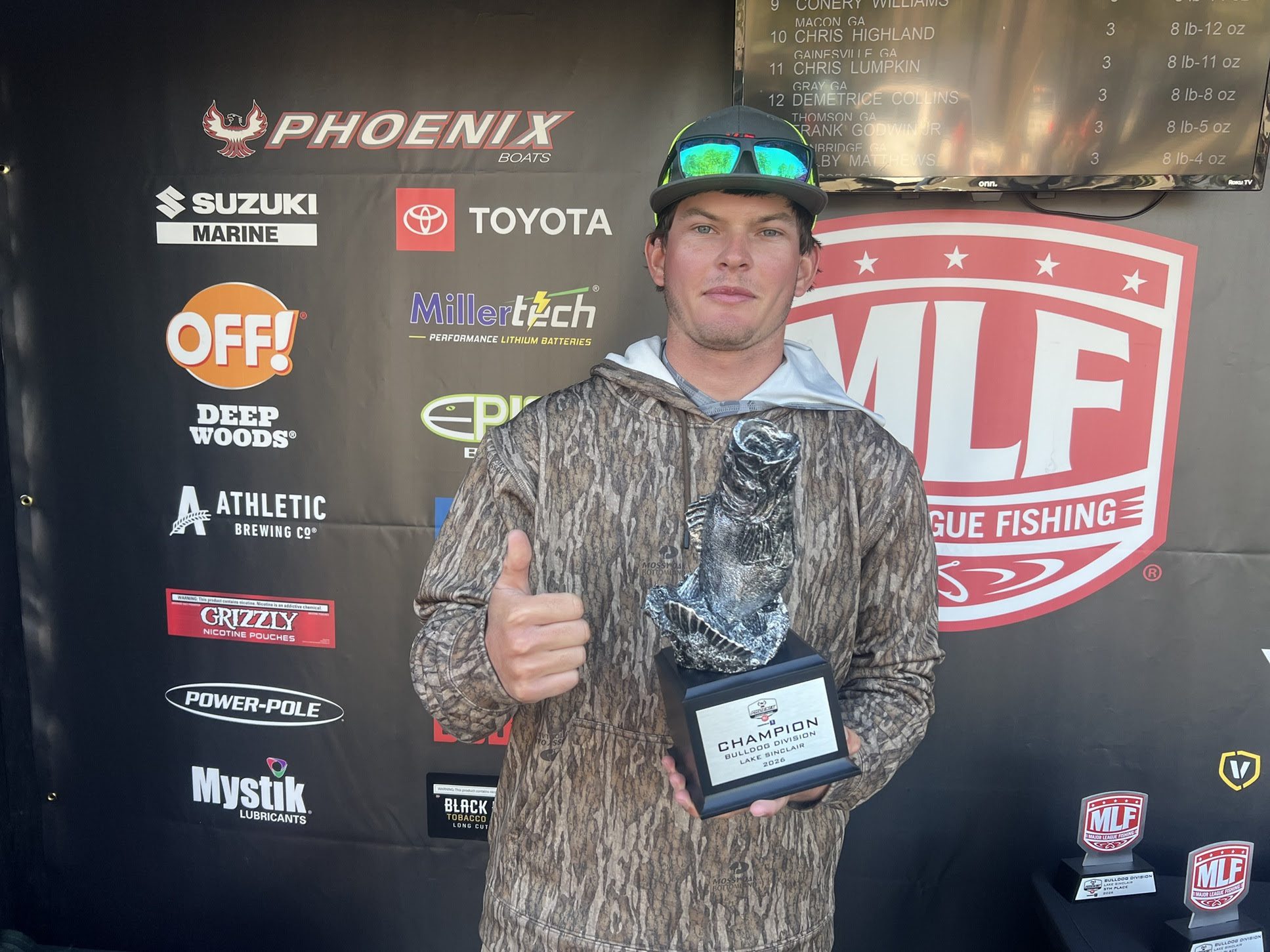 Appling’s Burnett Gets Second Win of BFL Season at Phoenix Bass Fishing ...